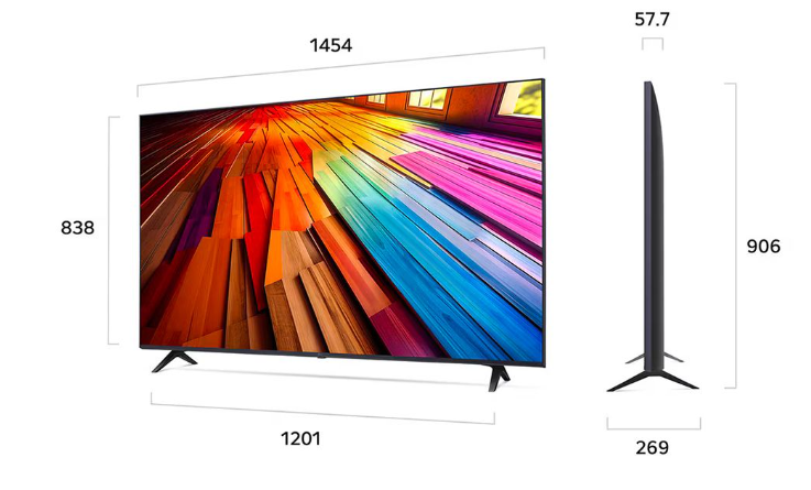 TV LG 65" Smart TV UHD 4K HDR10 65UT80006LA – SWITCH Electro